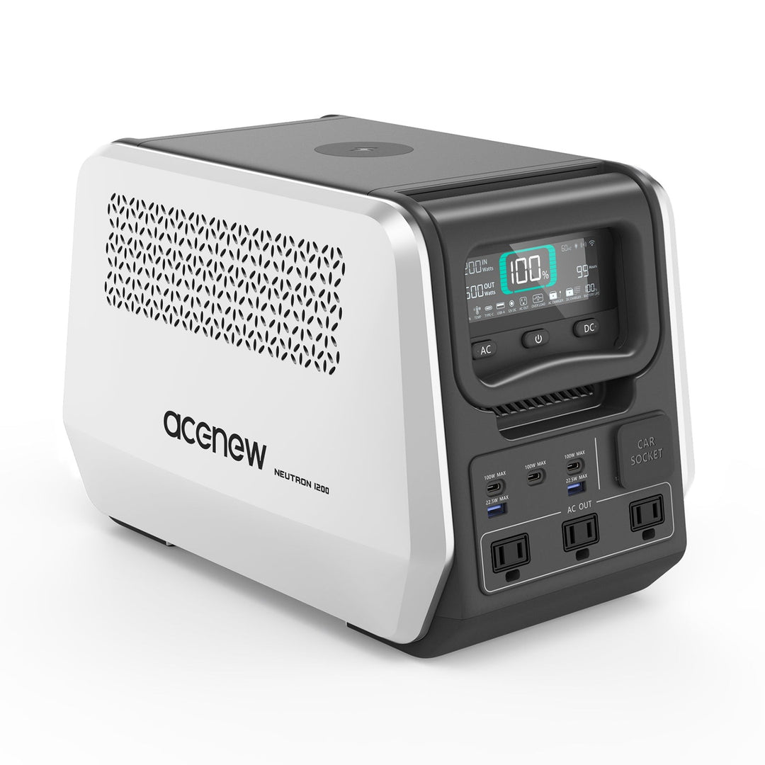 Acenew Neutron 1200 Portable Power Station | Reliable Outdoor Power