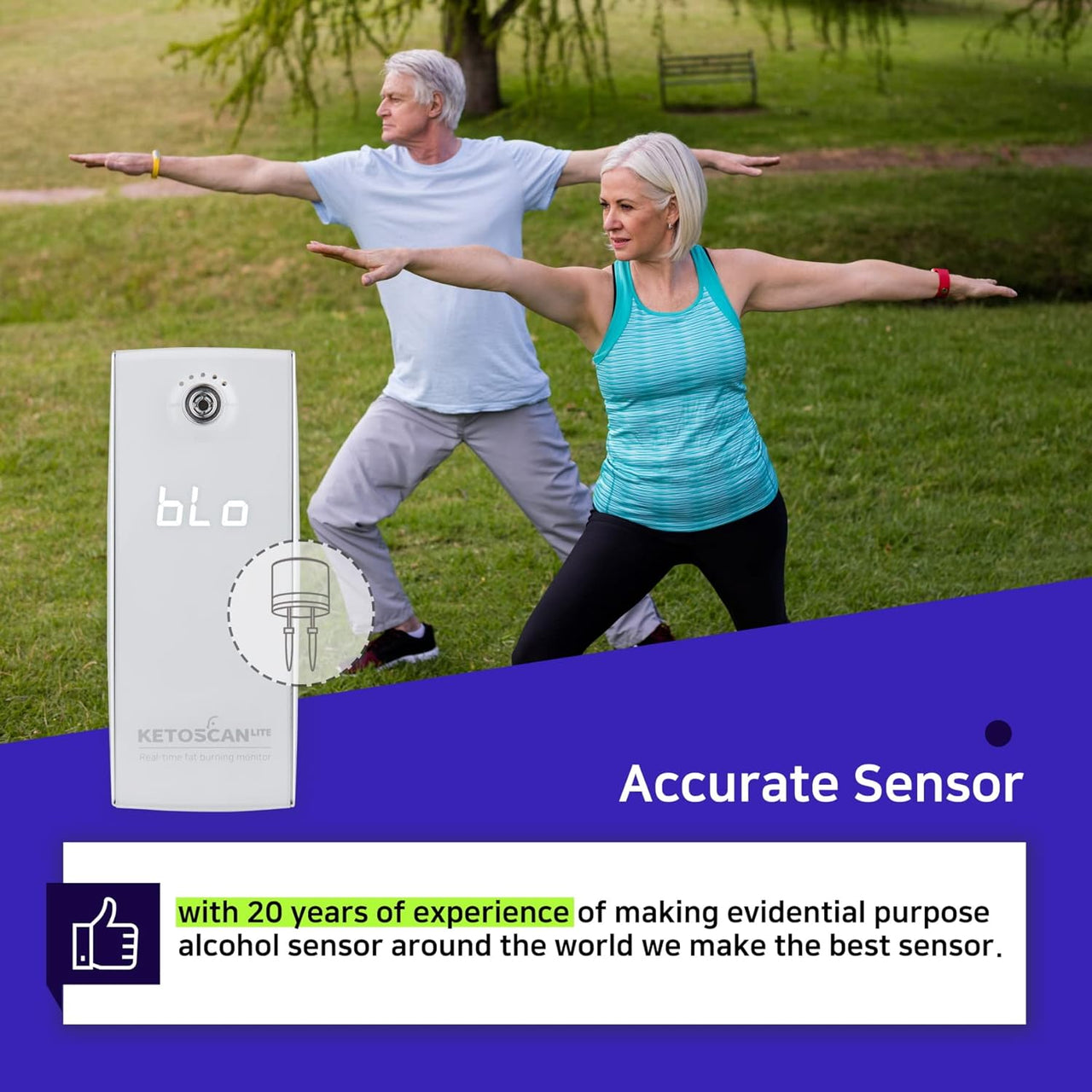 KetoScan Lite Ketone Breath Meter Fat Burning Monitor with Mobile App ...