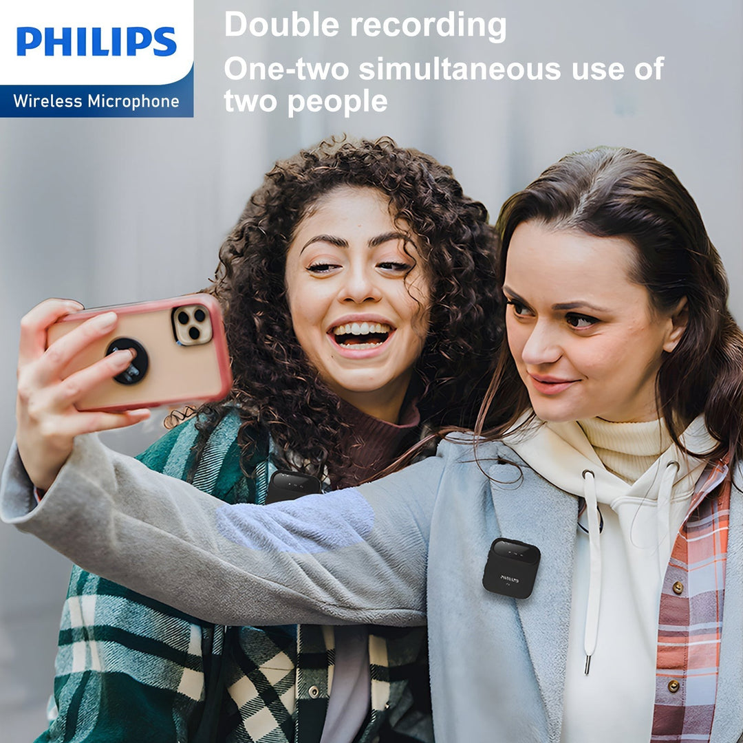 Philips DLM3538C Premium Wireless Microphone | 360° Clear Recording ...