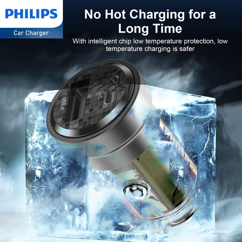 Philips DLP2522 Car Charger | Ultra Fast Dual-Port Charger – Andatech ...