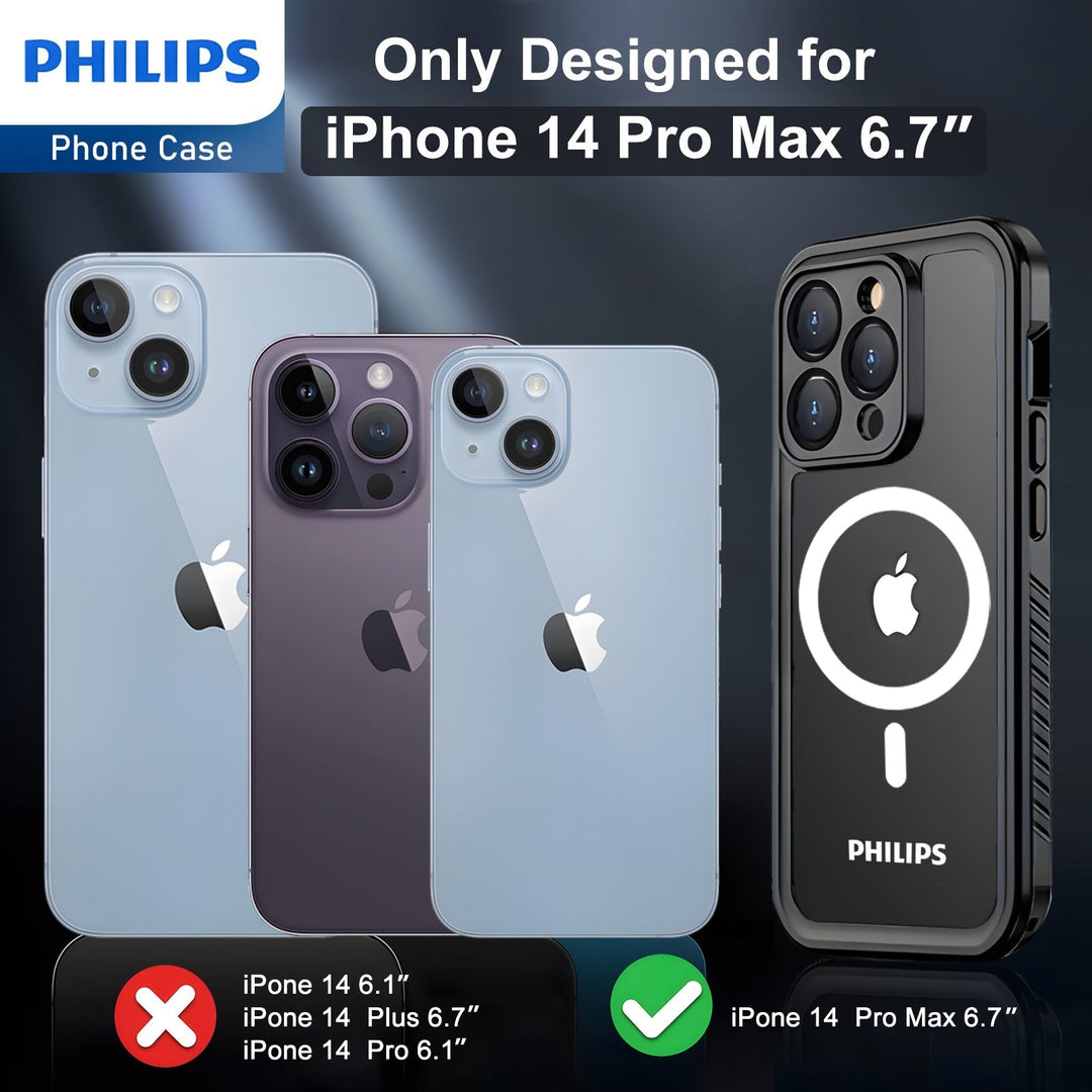 Philips (DLK6205B) iPhone Waterproof Case with MagSafe