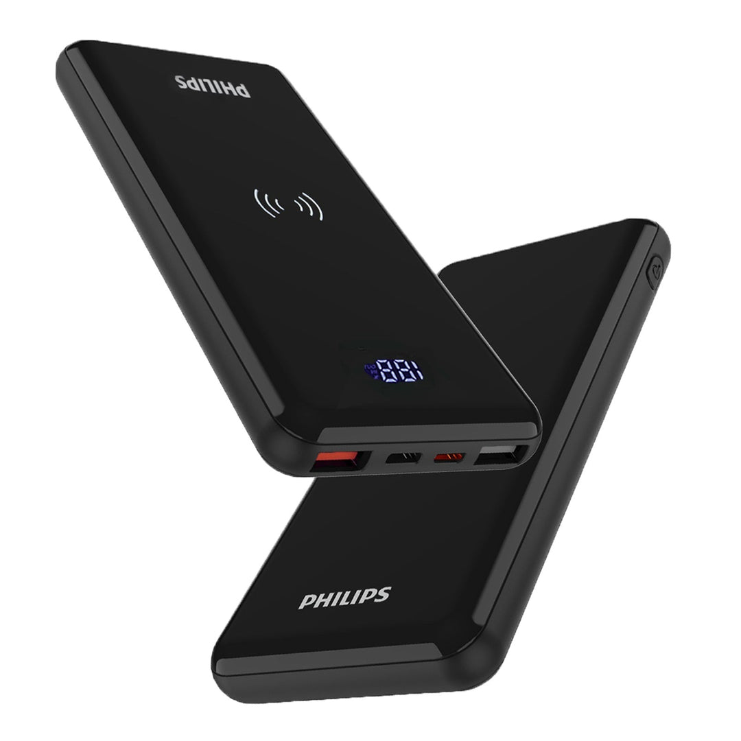 Philips DLP9520C Wireless Power Bank 10,000mAh | Qi Fast Charging ...